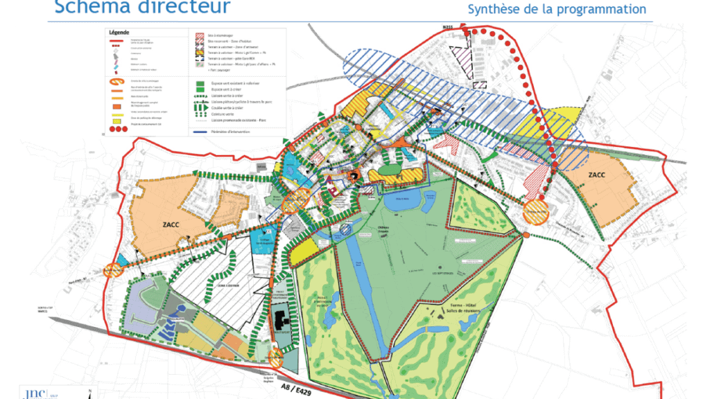 ENGHIEN - Masterplan de la ville d'Enghien | Ideta